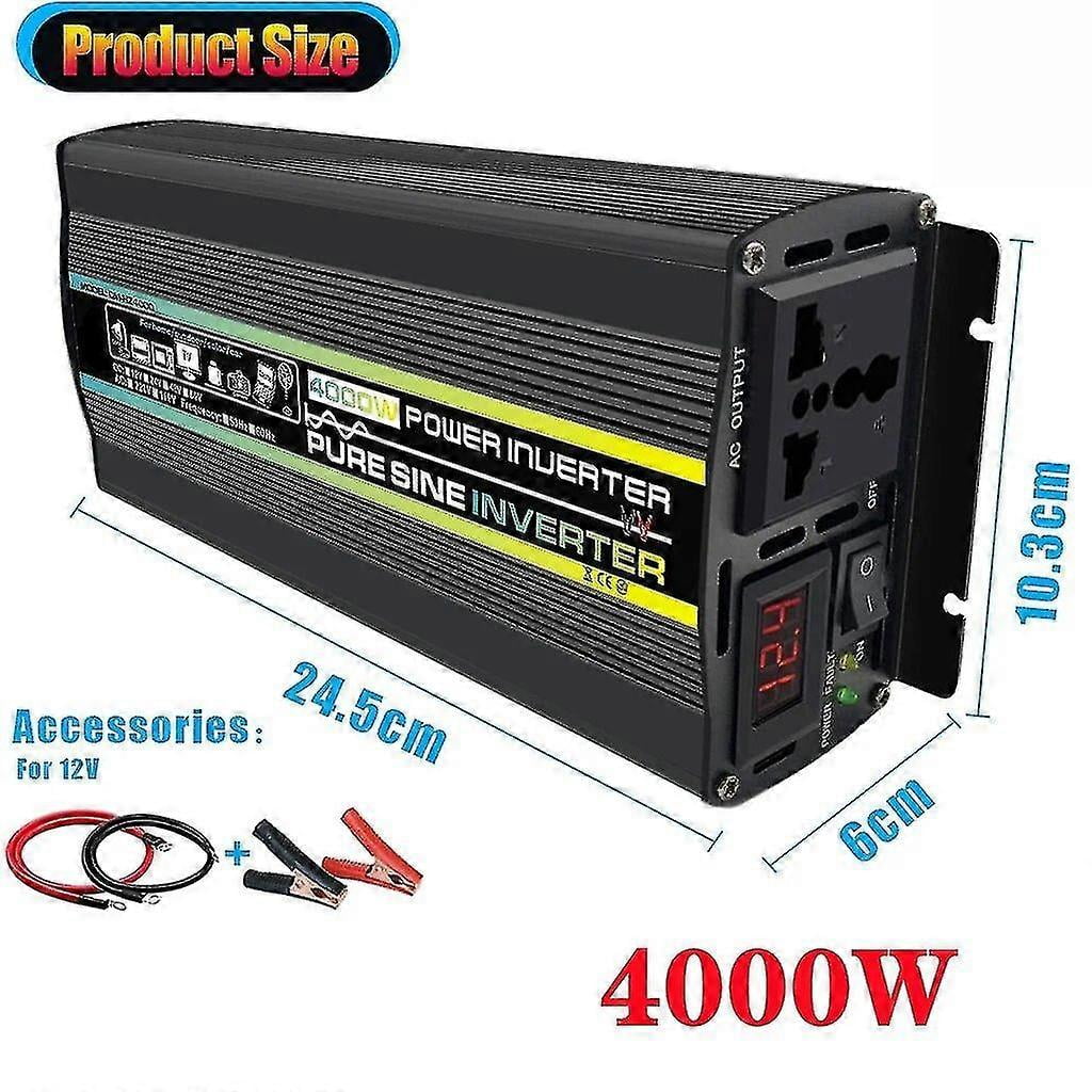 Inversor de potencia de onda sinusoidal pura de 8000W/10000 W, transformador de voltaje ...
