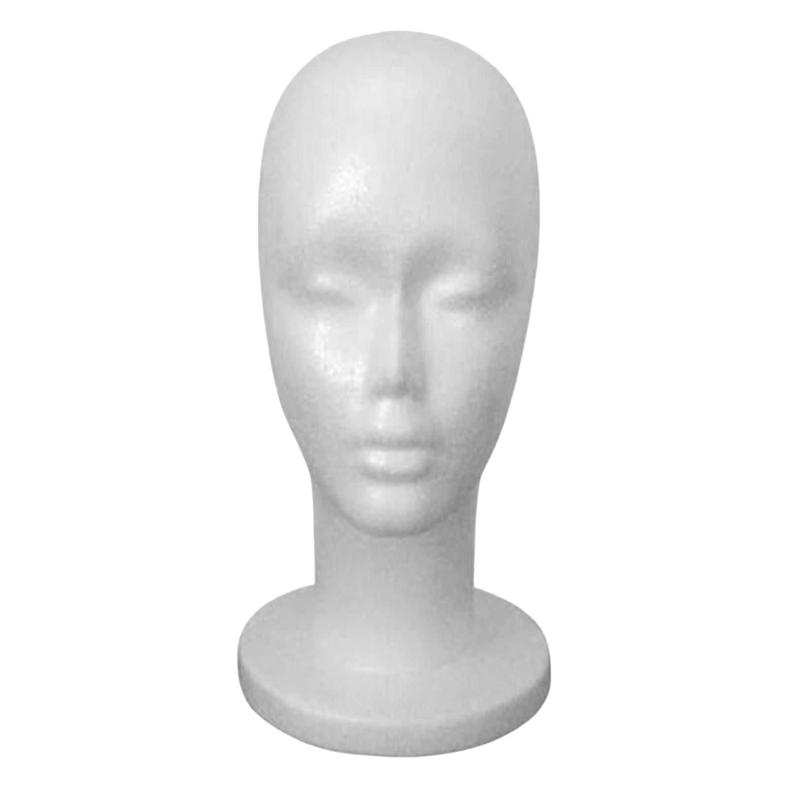 Female Foam Mannequin Head Model DIY Jewelry Headset Display Stand ...