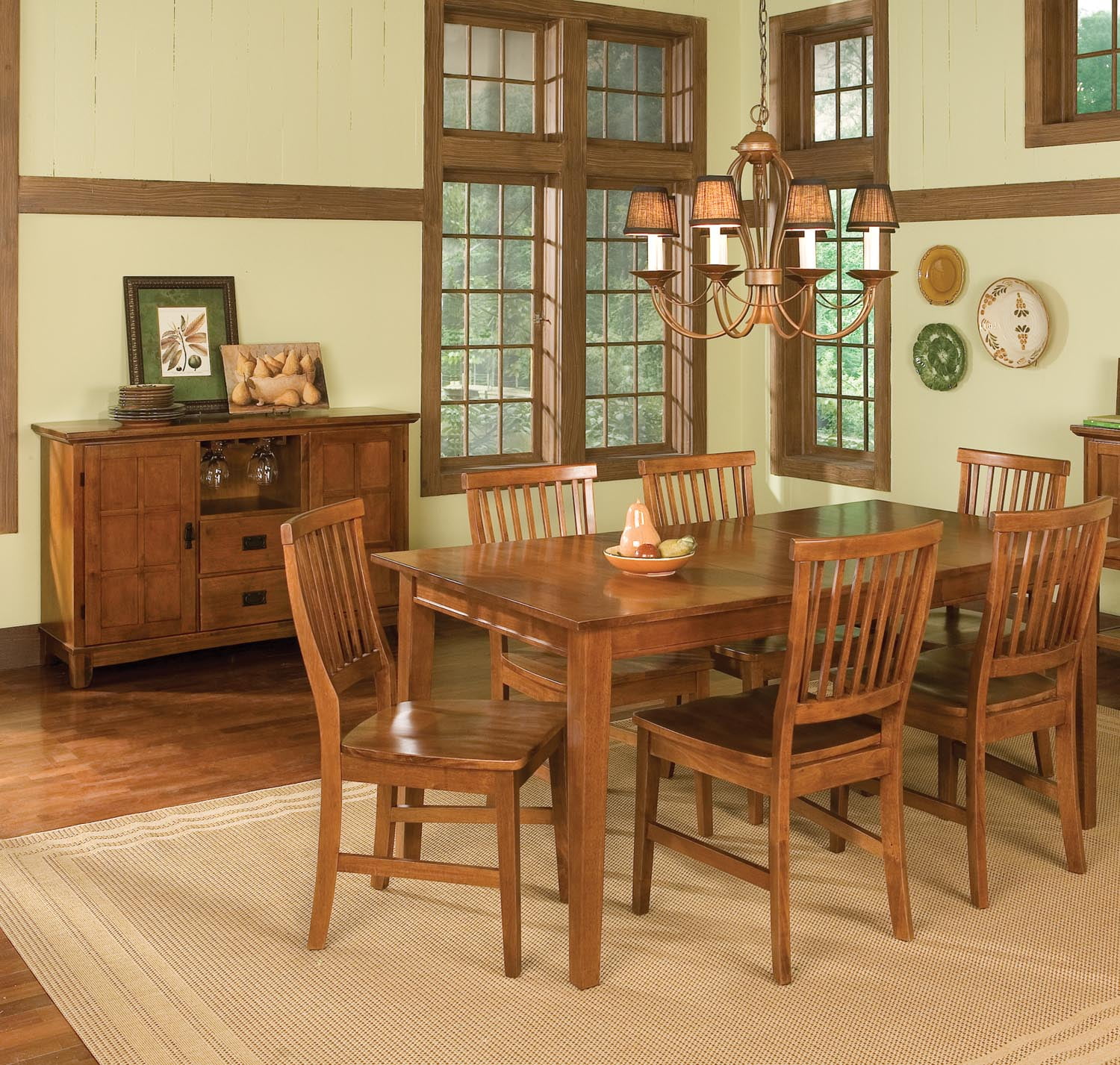 Oak Dining Room Sets With Hutch