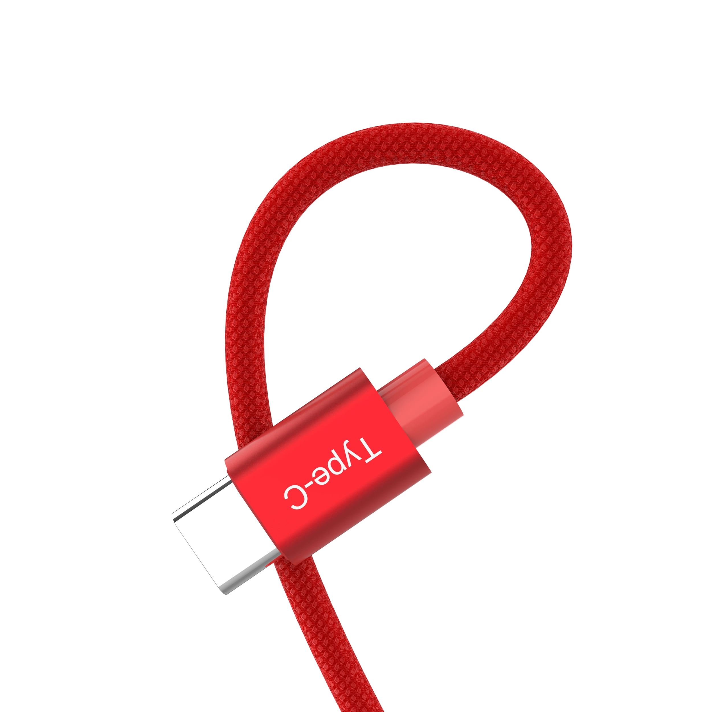 USB Type C Fast Charging Cable 10FT USB-C Type-C- Red - Walmart.com