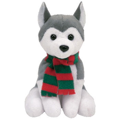TY Holiday Baby Beanie - SLEDS the Husky Dog (4 inch) - Walmart.com