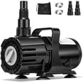 SPECSTAR 100W Submersible Water Pump, 700-1800GPH Stepless Adjustable ...