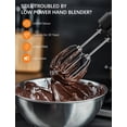 Immersion Blender Handheld Hand Blender,20 Speeds and Turbo Mode Mixer ...