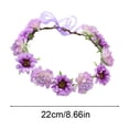 Beforeyayn Patriotic Floral Headband Wreath, Realistic Fake Flower Hair ...