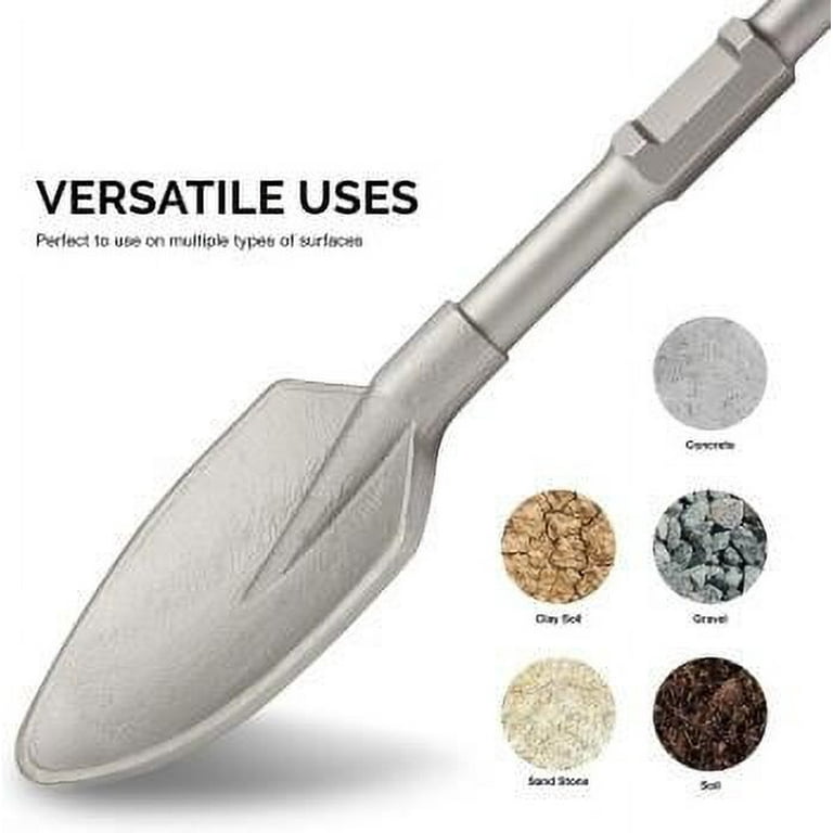 Makita Neiko 02627 Clay Spade Chisel Bit For Demolition Hammers, Alloy ...