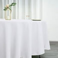 BalsaCircle 6 Pieces 108" White Round Polyester Tablecloths Fabric ...