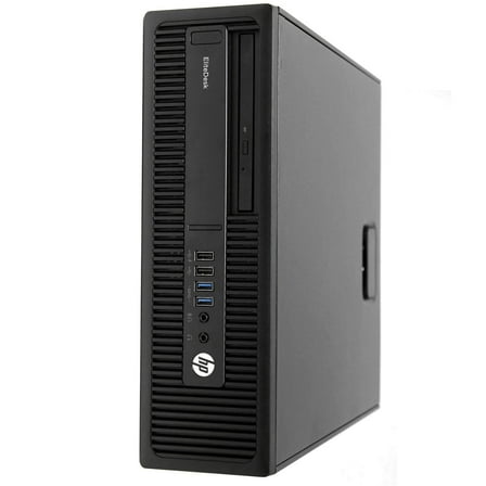 Restored HP EliteDesk 800G1 Desktop Computer Bundle with 19" Monitor ...