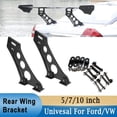 Universal Car Rear Wing Trunk Racing Tail Air Spoiler Legs Mounting ...