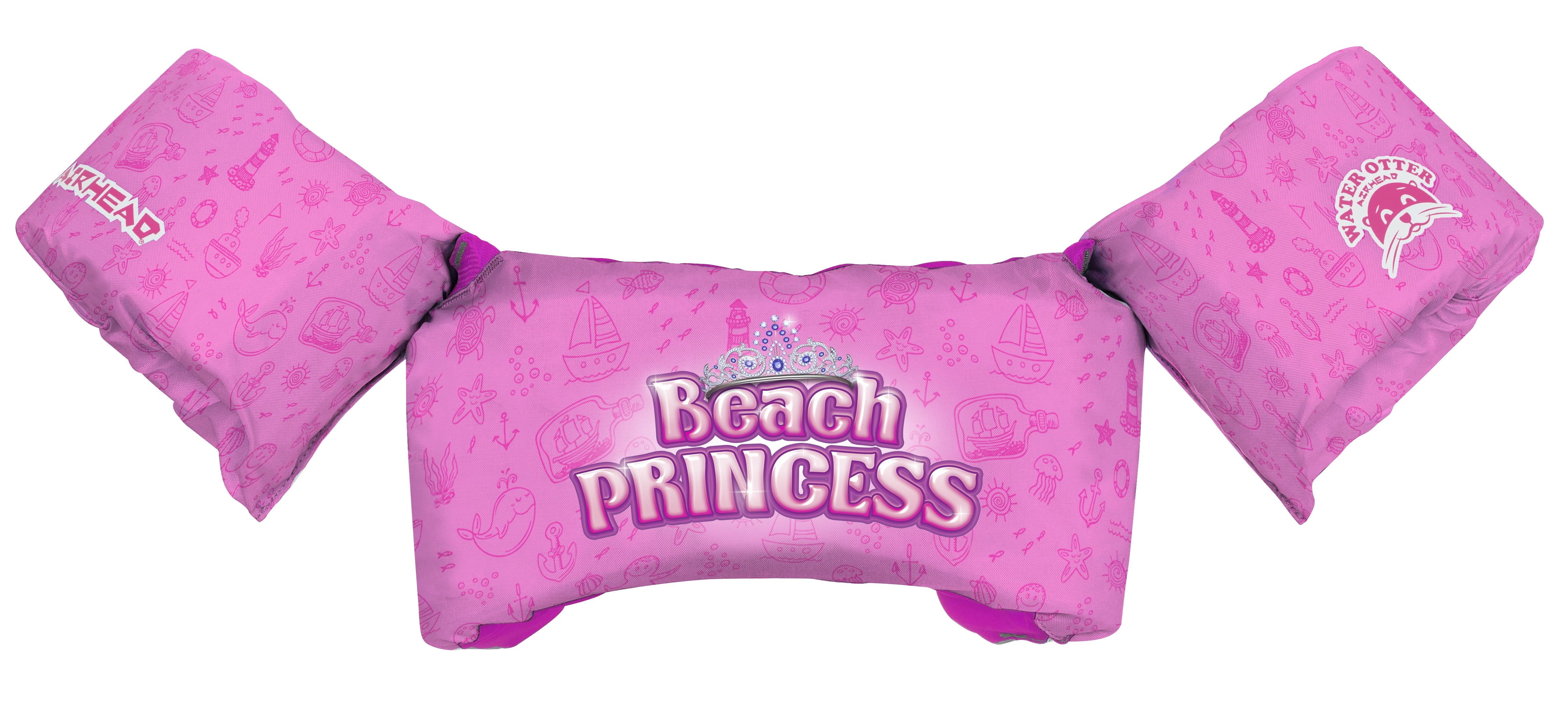 WATER OTTER Premium Child Life Vest, Beach Princess - Walmart.com
