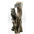 YTC SUMMIT Bouncer Perching Night Owl Welcome Sign Statue With Solar ...