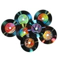 Paper Records Fake 20 Pieces in 1 Pack Paper Record Cut-Out Colorful ...