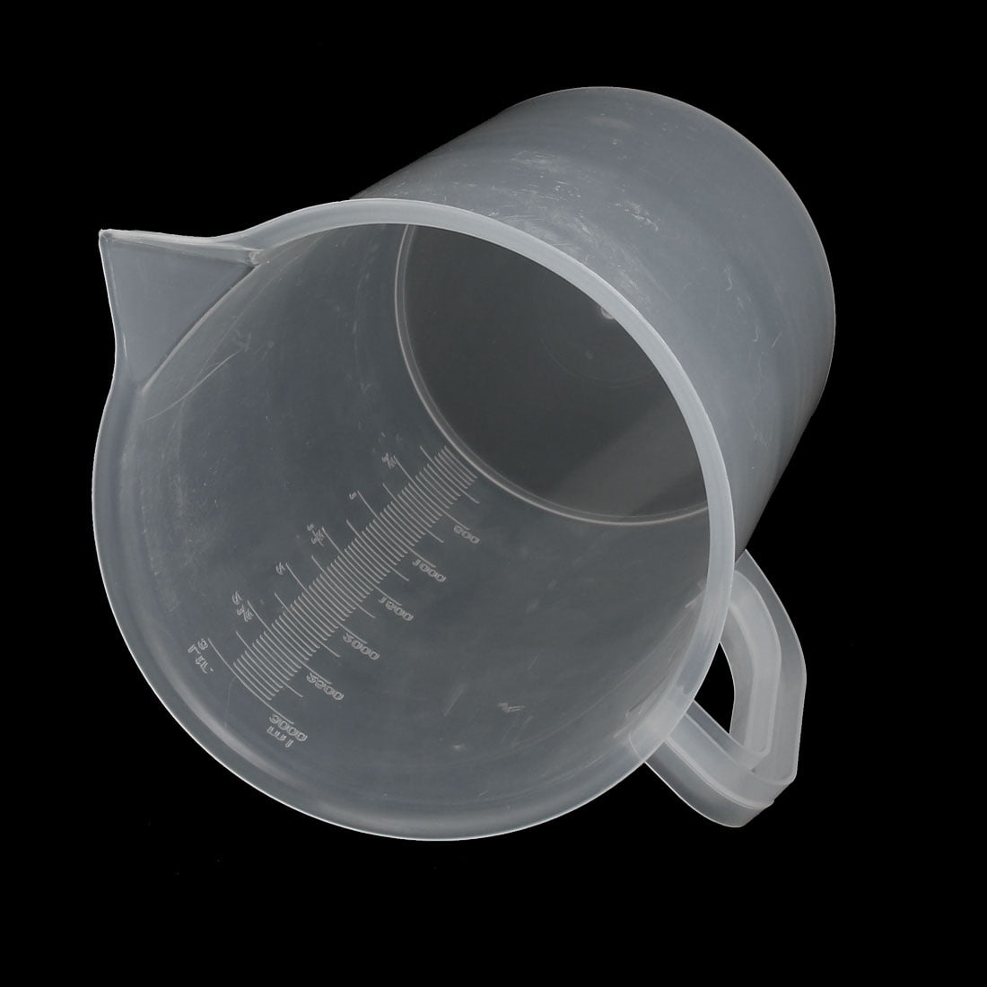 3000ml PP Laboratory Spout Container Measuring Cup Clear w Handle ...