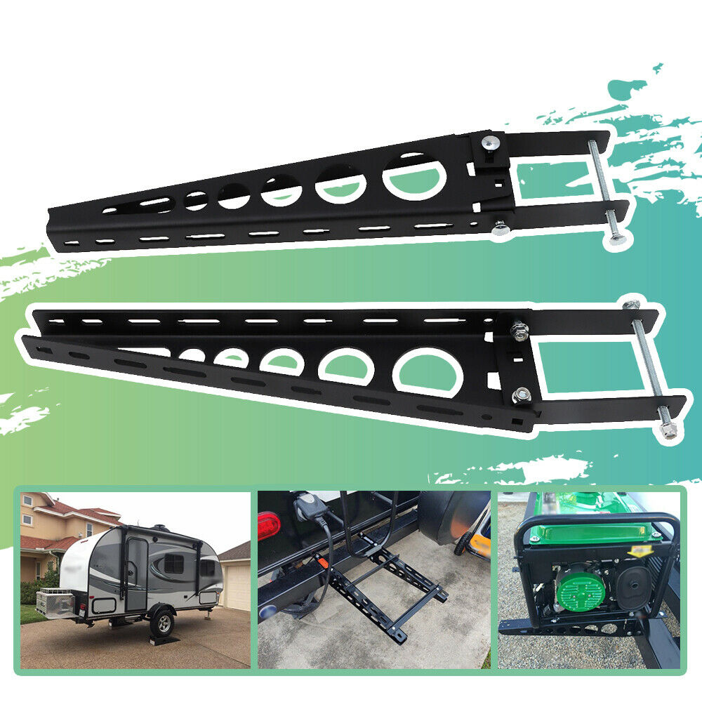 NIXFACE Universal Bumper Mounted Cargo Box and Tray Support Arms ...