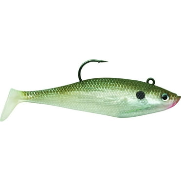 Storm WildEye Swim Shad 3" Fishing Lure 1/4oz Blue Steel Shad 3pcs ...