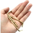 20pc L Shaped Metal Hooks, 2 Inch, Gold, Right Angle, Square Bend, L ...