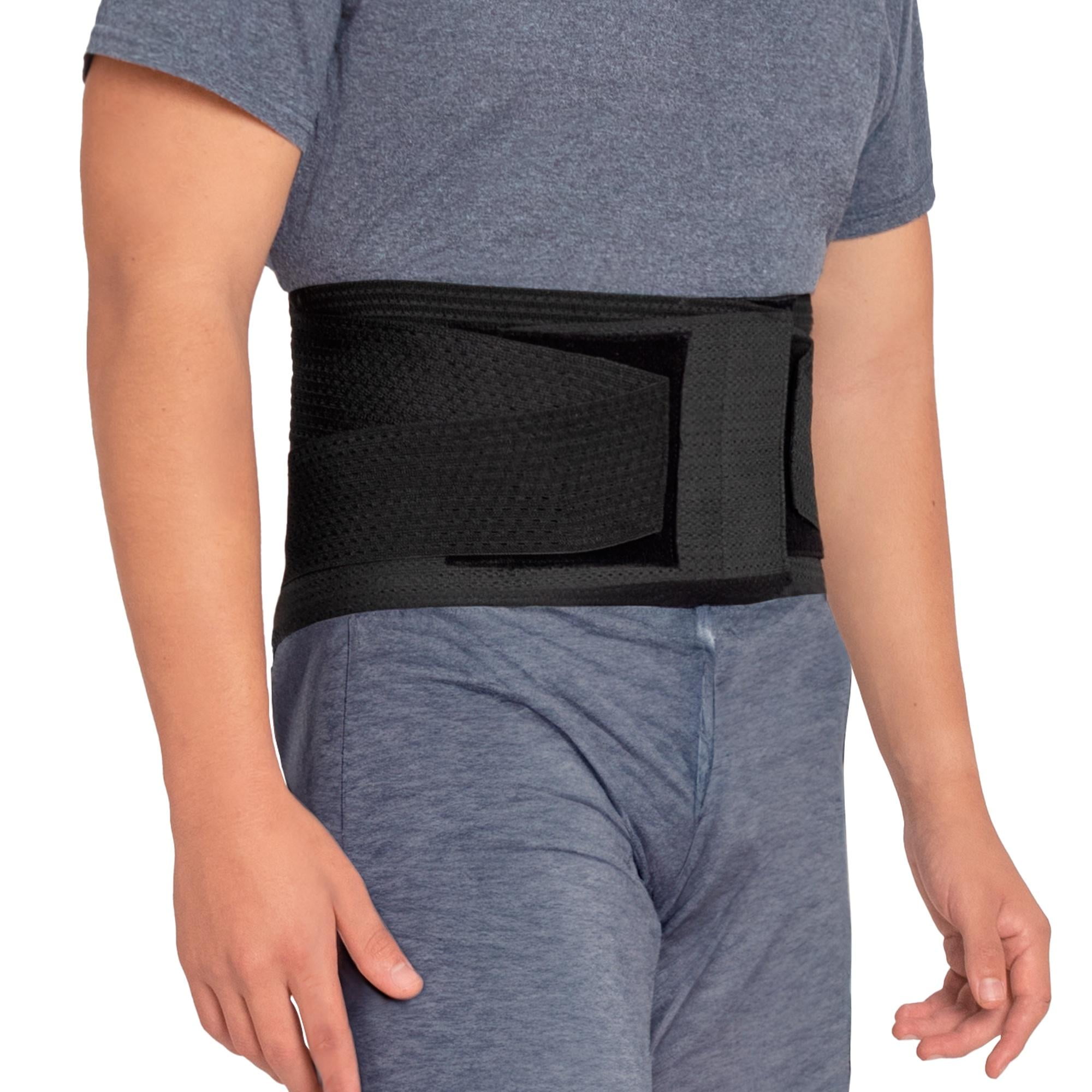 Faja Soporte Sacro Lumbar - Alta Compresión – Ajustable UNISEX NEGRO CH ...