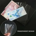 Casewin 100pcs Clear Money Sleeve for Collecting Bills, Dollar Bill ...