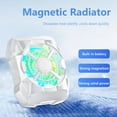 jixopn Mobile Phone Radiator Rechargeable with Blue Light Phone Cooling ...