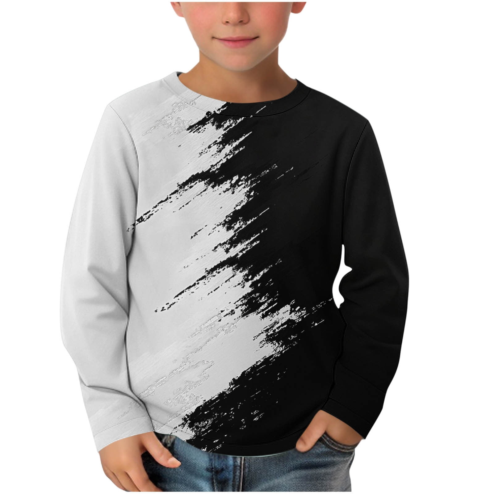 Click here for Lovzfmll Little Boys Tops  Colorblock Casual Fashi... prices