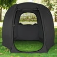 Hexagon Pop Up Sun Shade Canopy - Ventilated Mesh Walls, Perfect for ...