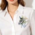 Artificial Flowers Rose Corsage Fake Rose Boutonniere Men's Corsage ...