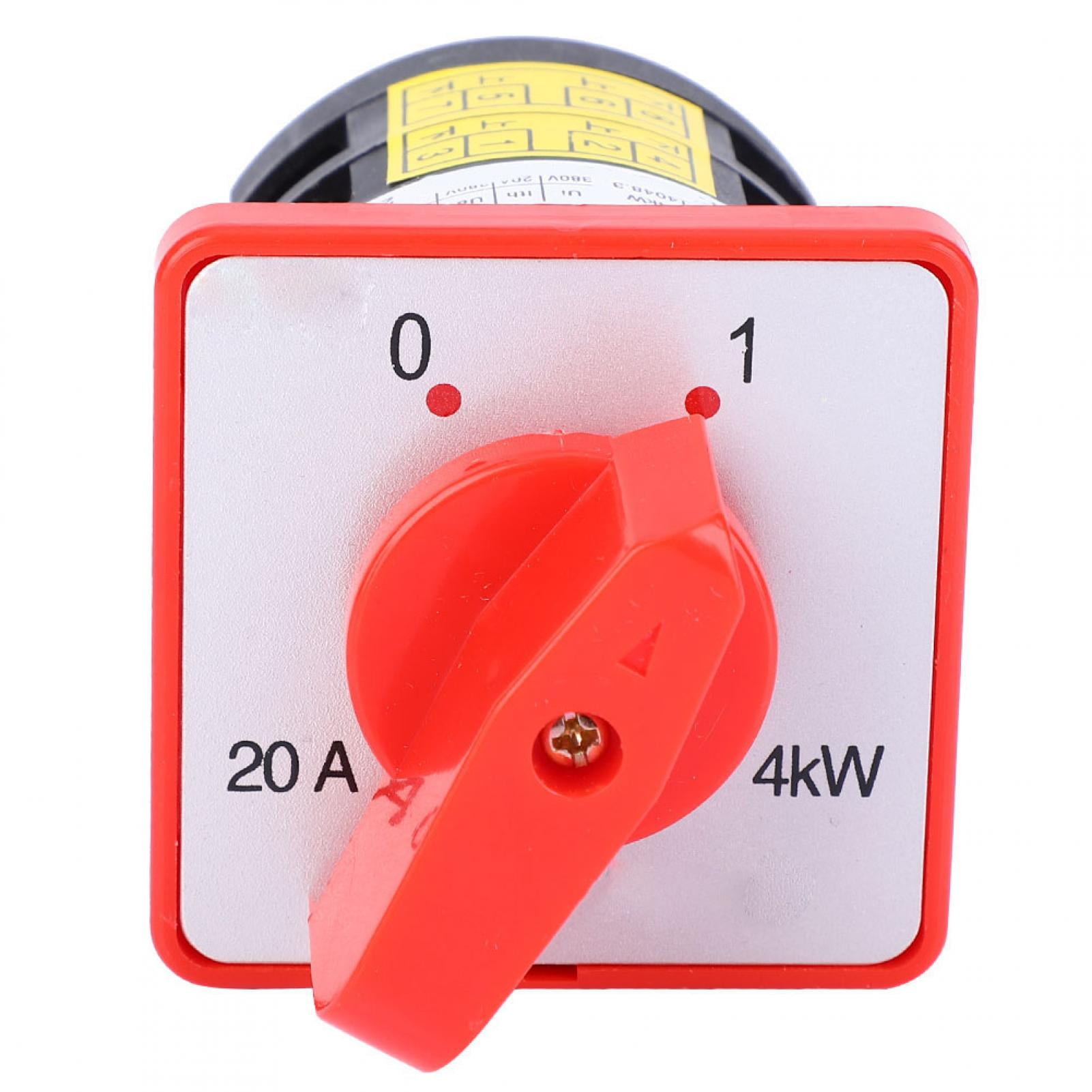 Interruptor Selector de Cambio NikouMX 380V 20A 4KW 3 Posiciones Generador | Bodega Aurrera en línea