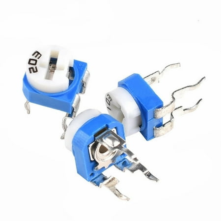 10 Values Trimmer Potentiometers Assortment 3-pin Connector Electricity ...