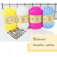 10-Pack Yonkey Monkey Skein Tencel Yarn - 70% Bamboo, 30% Cotton (Light ...