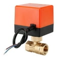 Ball Valve Dn15 Dn20 Dn25 Motorized Electric 2 Way Brass Ball Valve