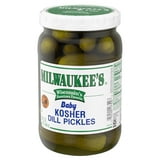 Milwaukee's Baby Kosher Dill Pickles, 32 fl oz. - Walmart.com