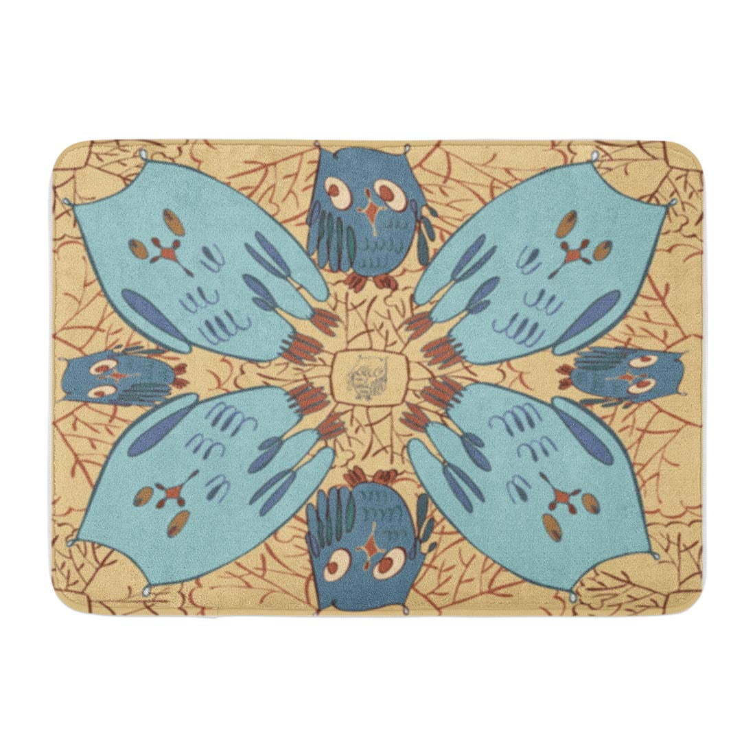 SIDONKU Owl Pattern Bird Cartoon Character Childish Cute Different ...