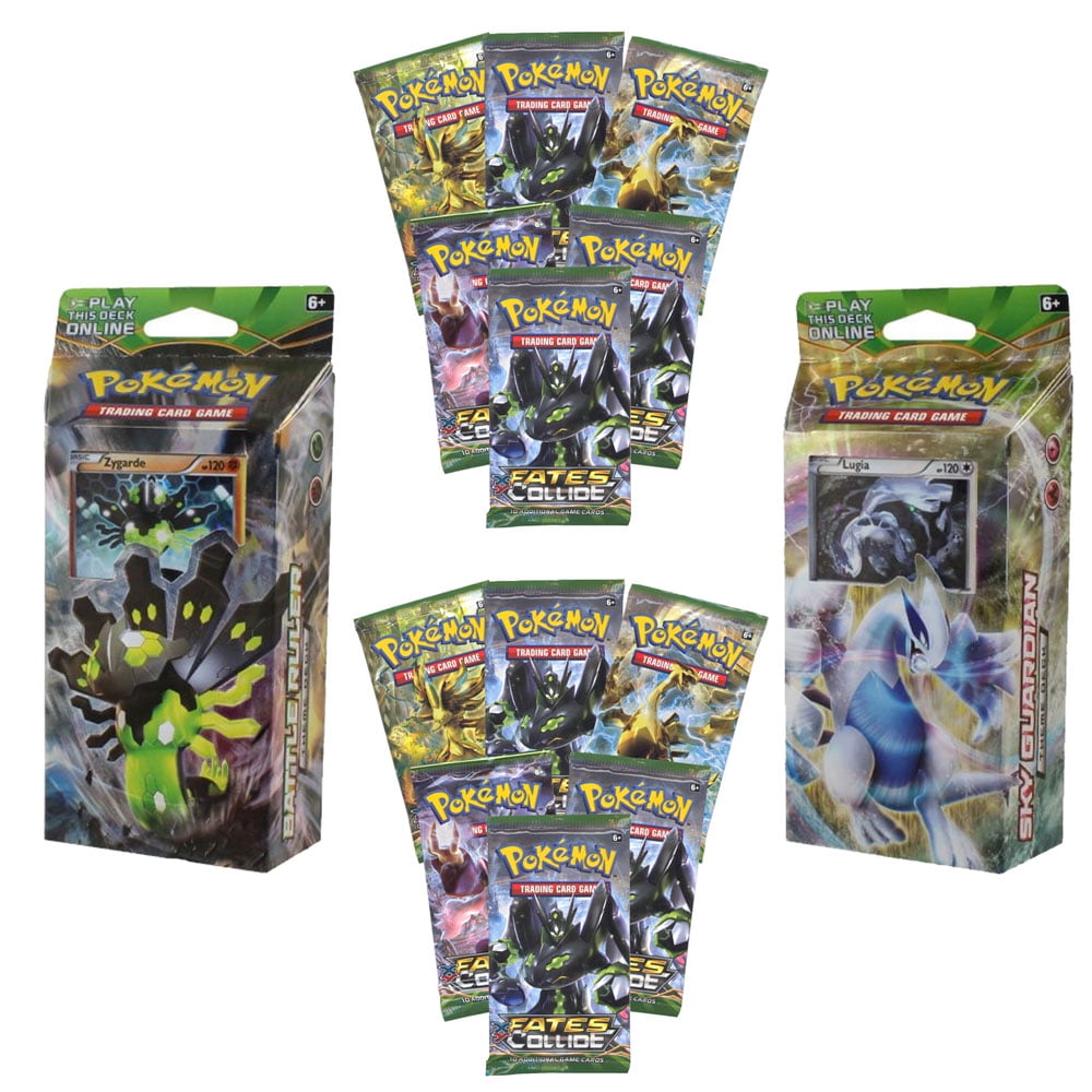 Pokemon Cards - XY Fates Collide - SUPER COMBO KIT (12 Boosters & Both ...