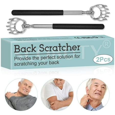 Back Scratchers,Stainless Steel,Bear Claw 4 Section Retractable Handle ...