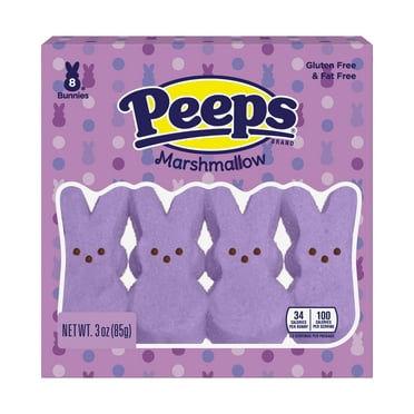 Peeps, Yellow Marshmallow Bunnies Easter Candy, 8ct (3.0oz) - Walmart.com