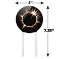 Acrylic Total Solar Eclipse Painted Cake Topper Party Decoration for ...
