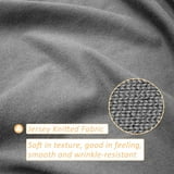 Mrs Awesome Stretch Jersey Knit Box Spring Cover, Light Gray, King/Cal ...