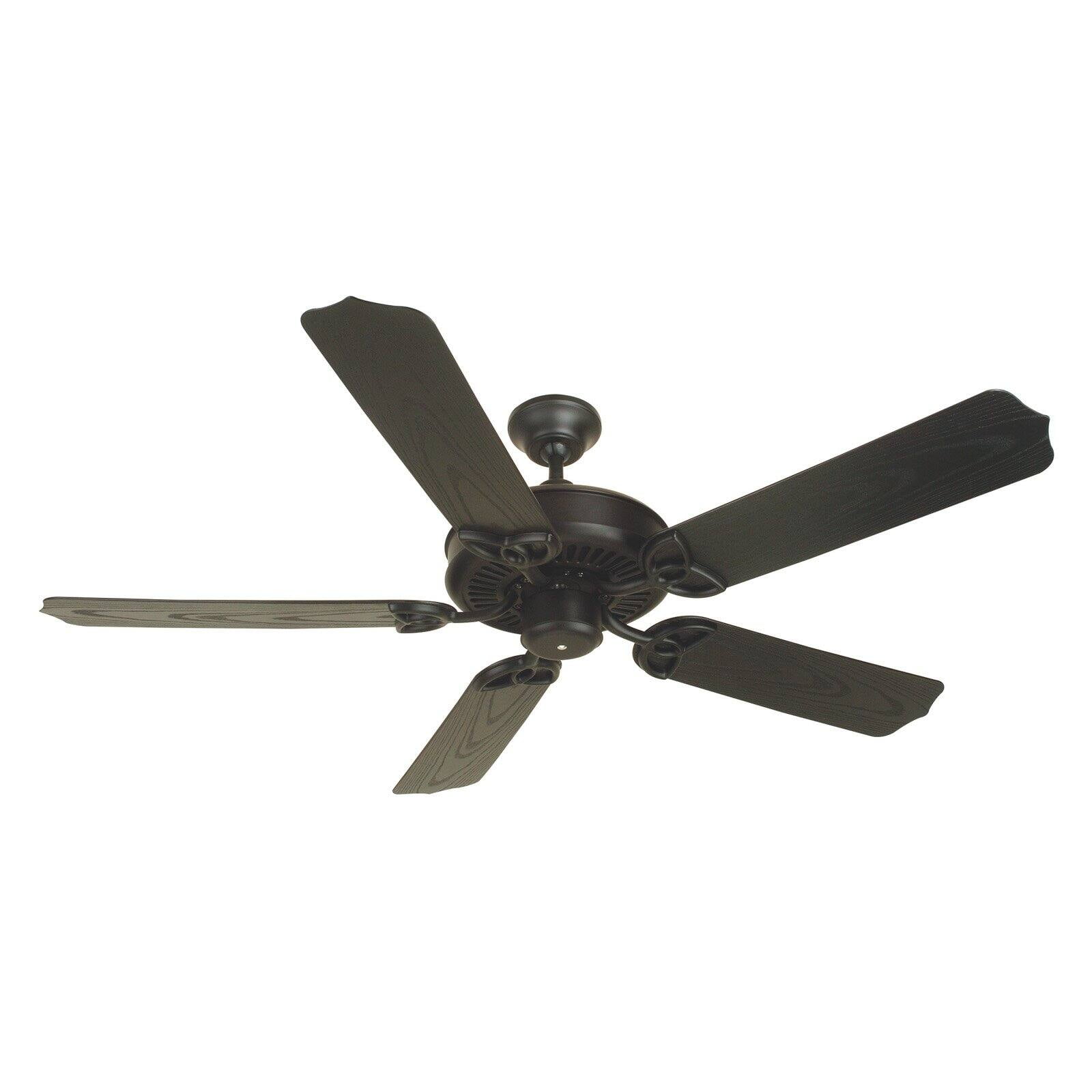 Allen Roth Valdosta 20 In Oil Rubbed Bronze Outdoor Ceiling Fan ...