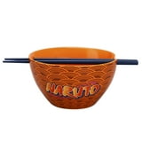 Naruto Anime Heroes 20 oz Ramen Noodle Soup Bowl With Chopsticks ...