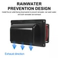 Caravan Side Air Vent 12V 6W Ventilation Exhaust Fan Kit For Caravans ...