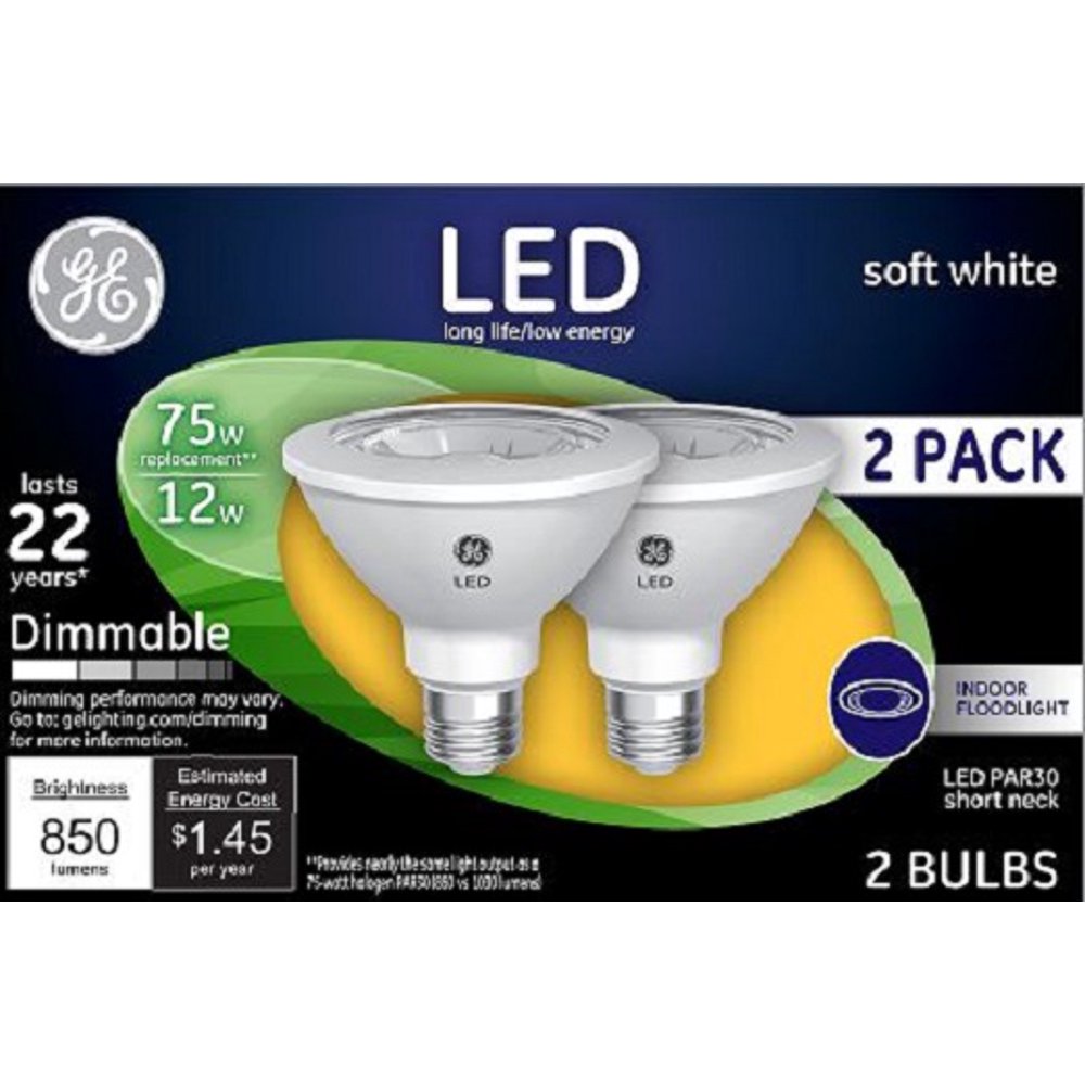 General Electric Ge Led 75w Sw Par30 Flood 2pk - Walmart.com - Walmart.com