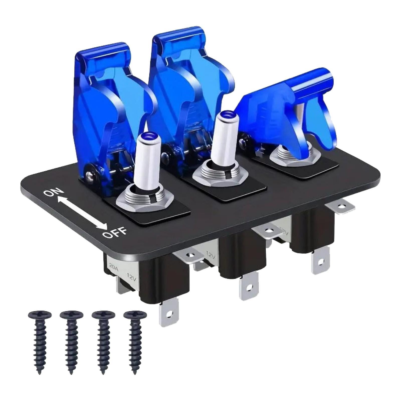 Interruptor de encendido de Motor Start 3 Gang Rocker Light Bar Switch ...