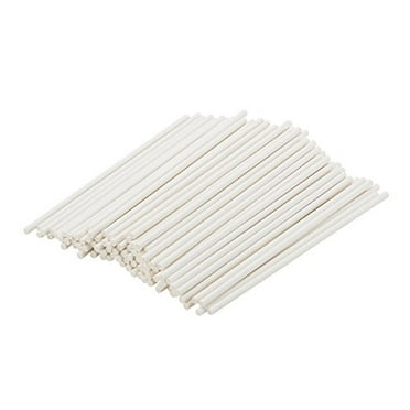 Setterstix Paper Sucker Sticks Lollipop Cake Pop Sticks 100, 4" x 1/8 ...