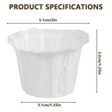 Keurig Disposable Mini Paper Coffee Filter for Keurig 1.0 2.0 K Cup ...