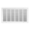 Venti Air 30x16 in AC Wall/Ceiling Vent Return Air Filter Grille with ...