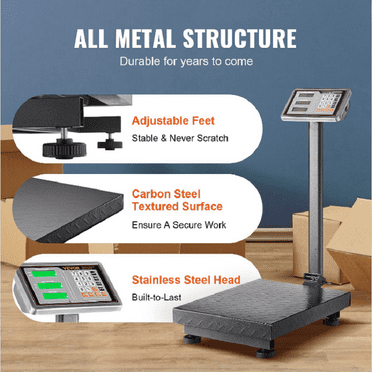 Weighmax W-2809 Digital Postal Scale - 90lb x 0.1oz Stainless Steel ...