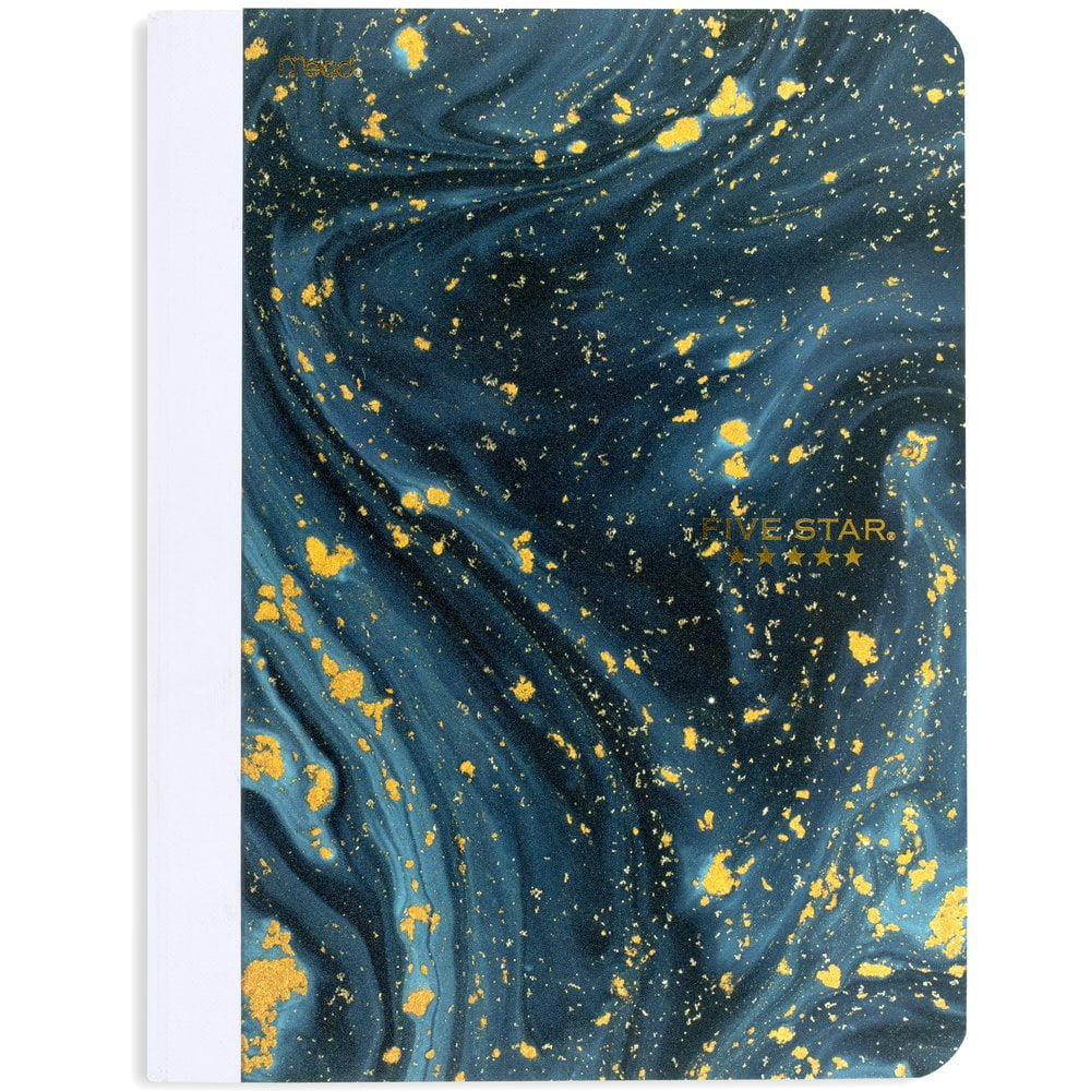 Five Star Fluid Composition Book, Wide Ruled, 100 Sheets, Galaxy ...