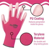 WeCare Safety Work Gloves, PU Coated for Superior Grip, Extra Large, 3 ...