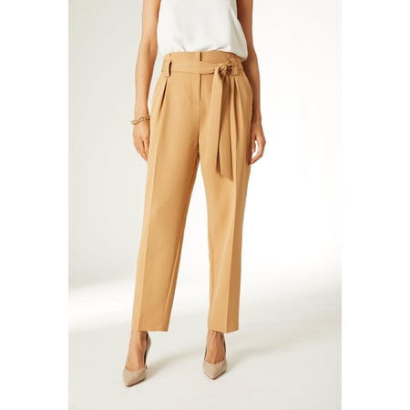 Principles Womens Belted Paperbag Tailored Trousers | Walmart Canada