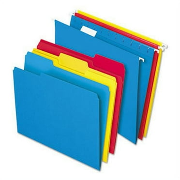 Pendaflex Clear Poly Index Folders, Letter Size, Assorted Colors, 10 ...