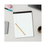 Universal Premium Notepad Pack, 8.5 x 11, White, 50 Sheets, 6/Pack ...